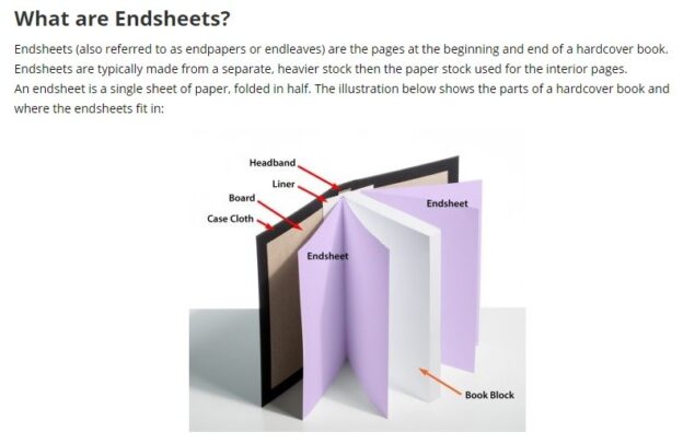 Print-on-Demand (POD) Limitations [Endsheets Endpapers Endleaves ...